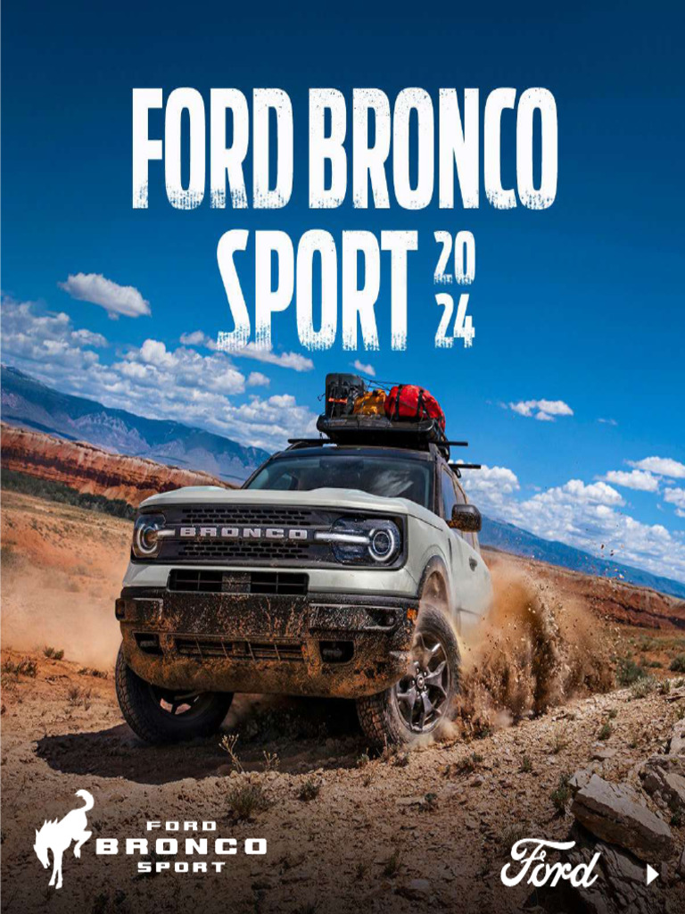 Ford Bronco Sport 2024 Catalogo Descargable | PDF