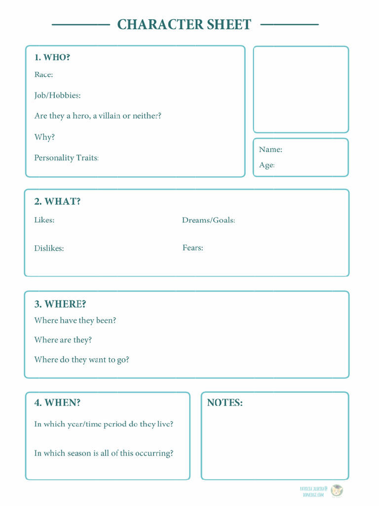 Character Sheet | PDF