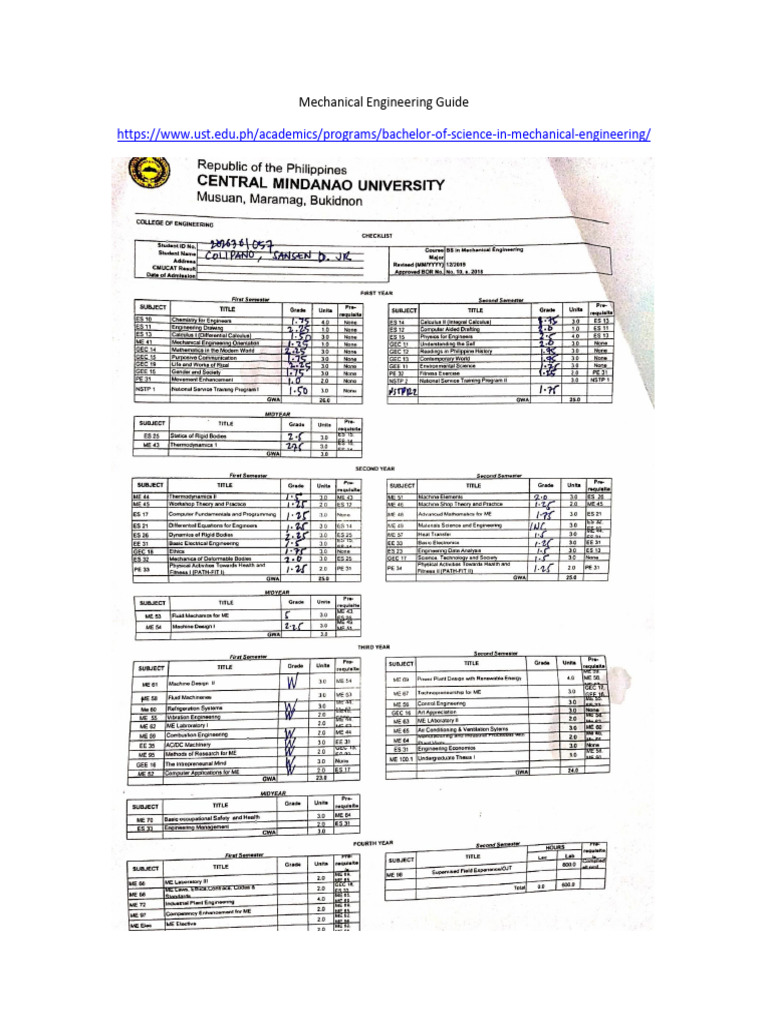 Mechanical Engineering Guide | PDF