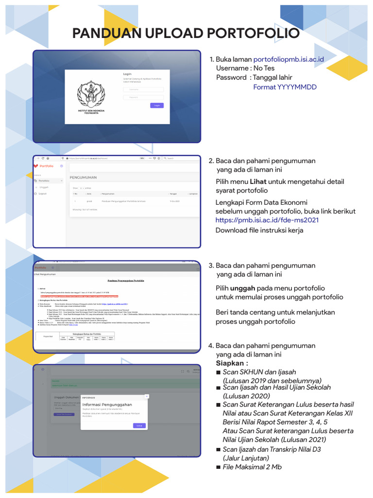 PANDUAN-PENGISIAN-PORTOFOLIO-2021_2 | PDF
