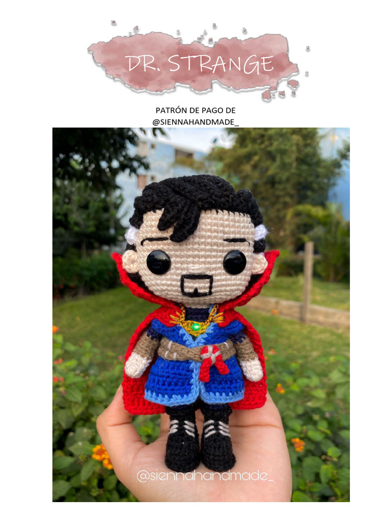 Patrón Amigurumi Dr. Strange | PDF