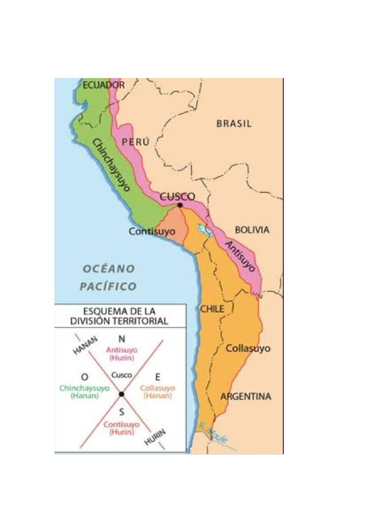 Mapa Del Tahuantinsuyo | PDF