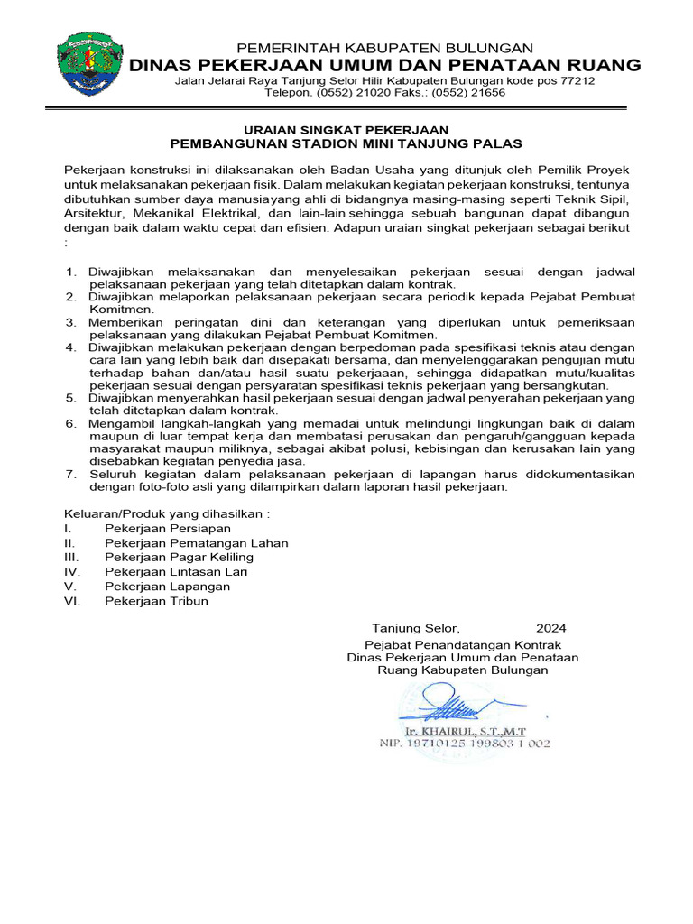 Pembangunan Stadion Mini Tj. Palas | PDF | Seni