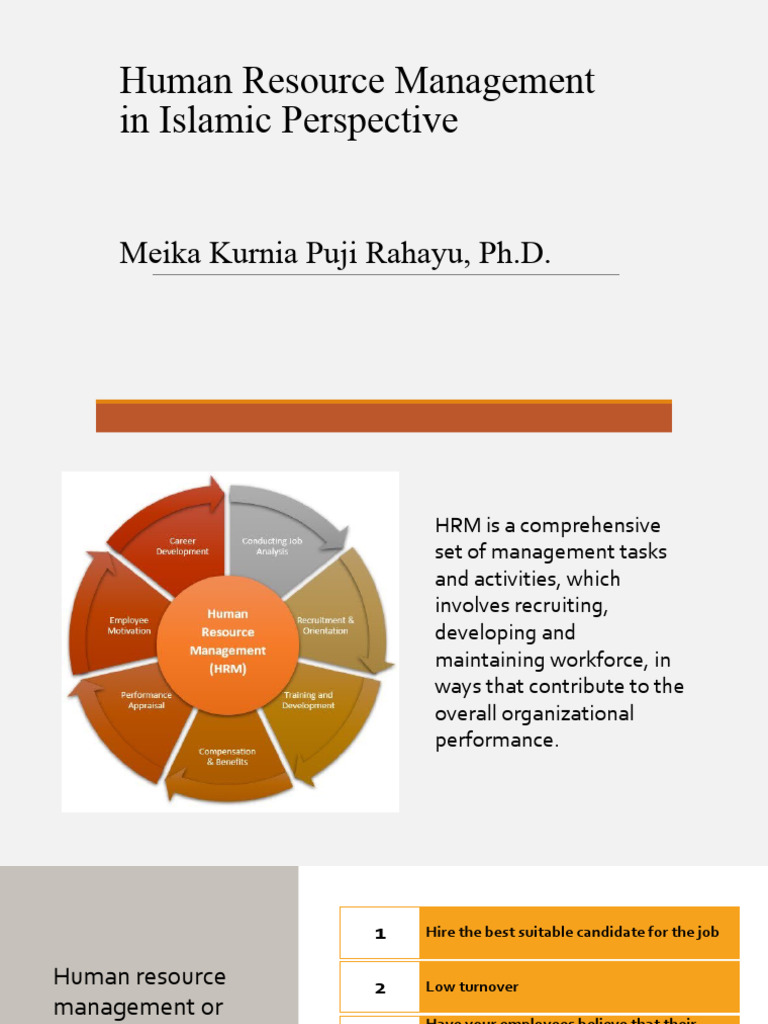 Islamic Human Resource Management Insights | PDF | Human Resource ...