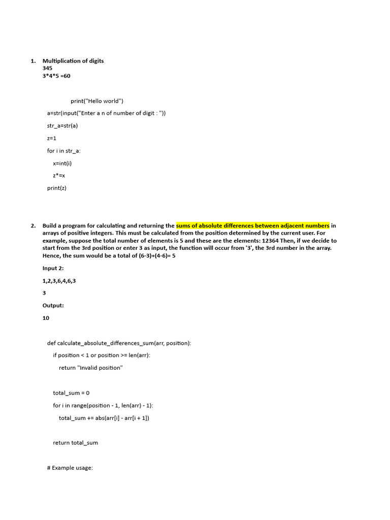 TechM Codes | PDF | Parameter (Computer Programming) | Mathematics