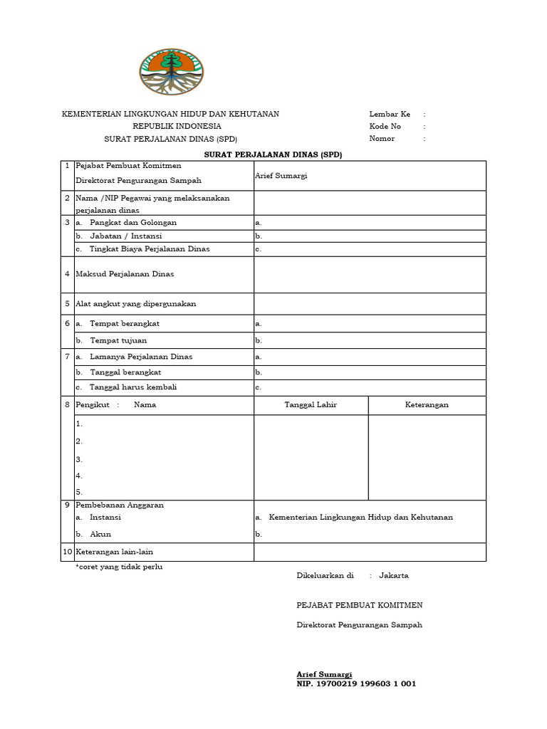 Format SPPD 2022 | PDF