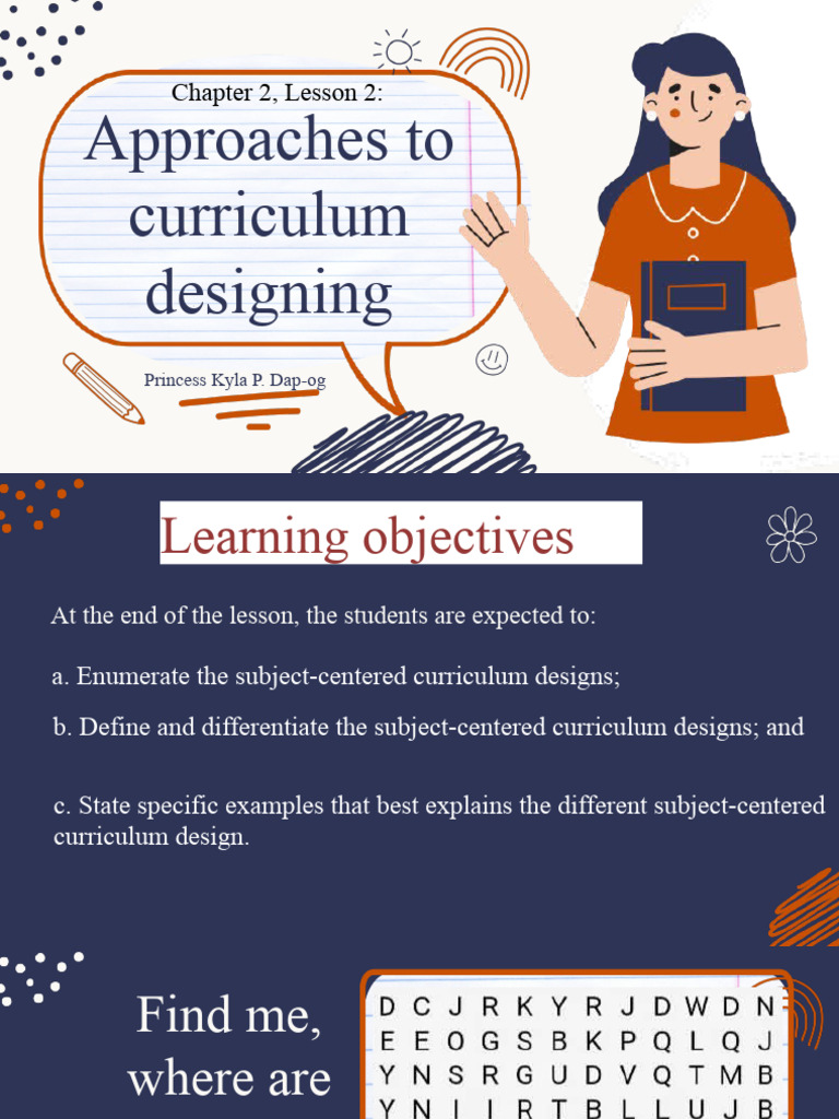 Subject-Centered Curriculum Design Overview | PDF | Curriculum | Design