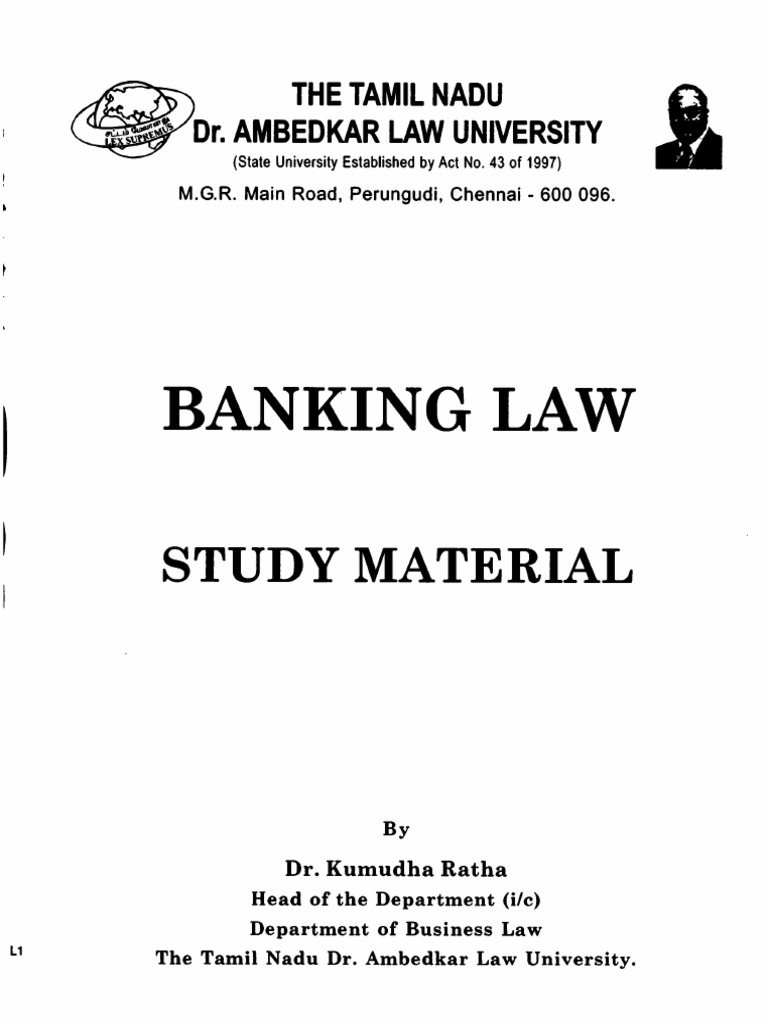 Banking Law Notes | PDF