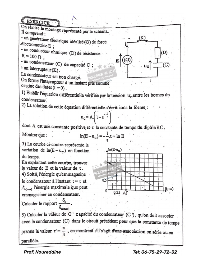 2 BAC - RC - Exercice | PDF