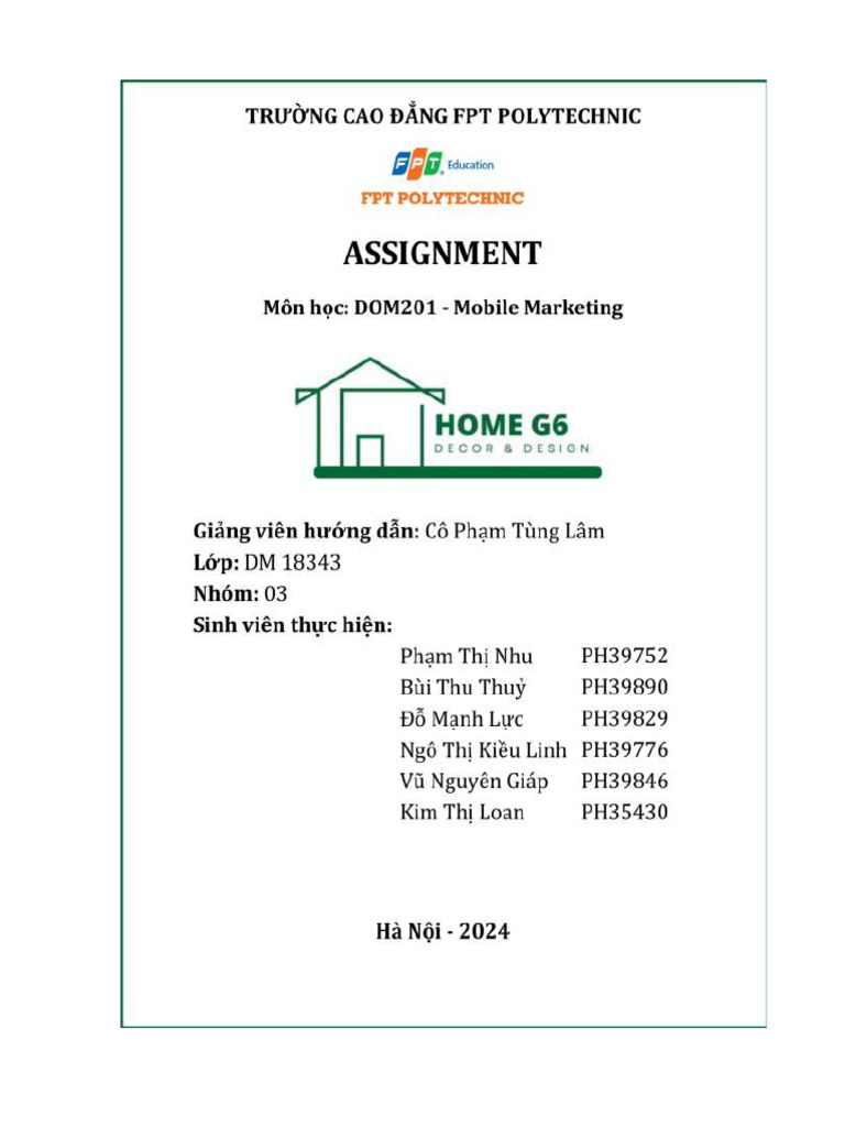 Asm Nhóm 3 - Dom201 - Dm18343 | PDF