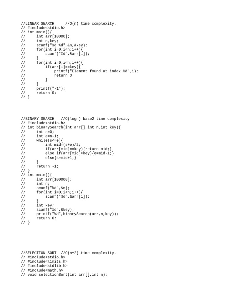 Searching, Sorting | PDF | Computer Programming | Algorithms And Data ... Searching, Sorting | PDF | Computer Programming | Algorithms And Data ...