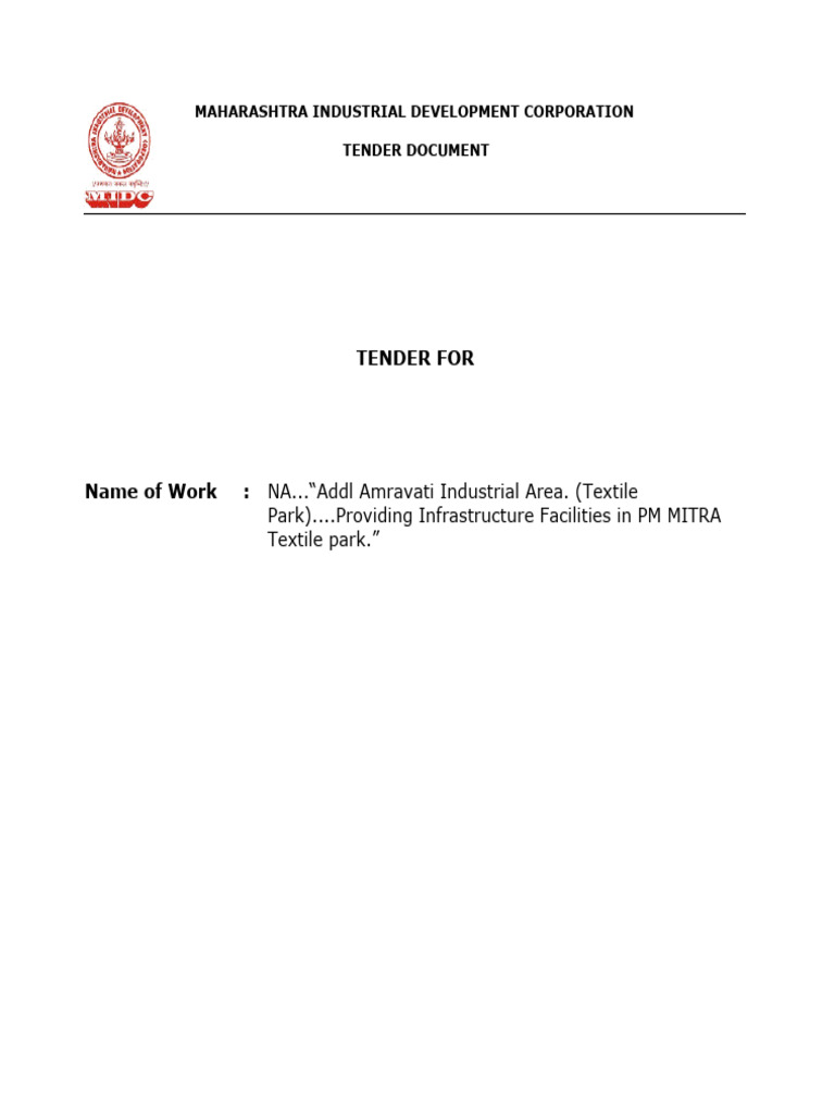 Tender Document | PDF | Securities Act Of 1933 | Business