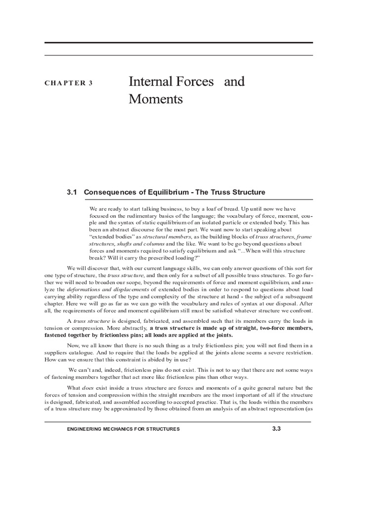 Chapter 3 Trusses | PDF