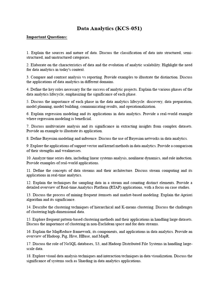 Data Analytics | PDF | Data Analysis | Analytics