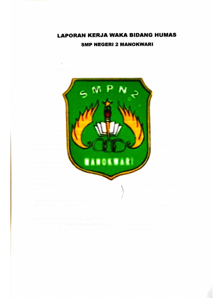 Laporan Waka Humas | PDF