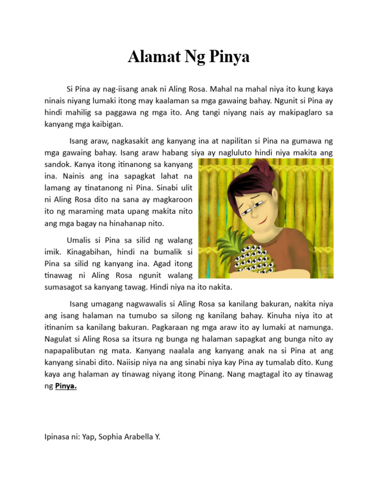 Alamat NG Pinya | PDF