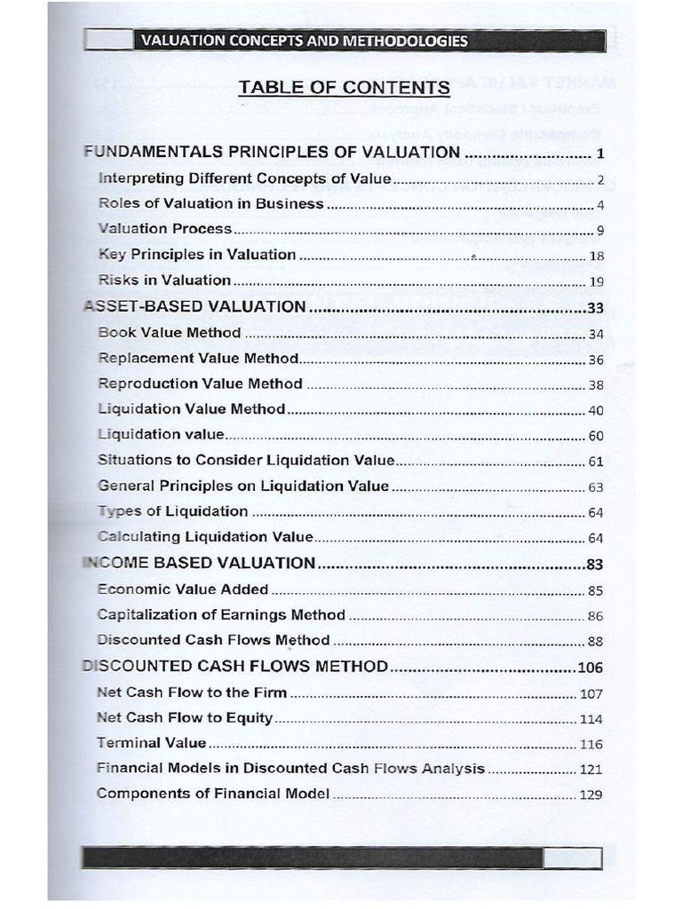 Toaz - Info Valuation and Concepts Compressed PR 1 (1) 2 | PDF