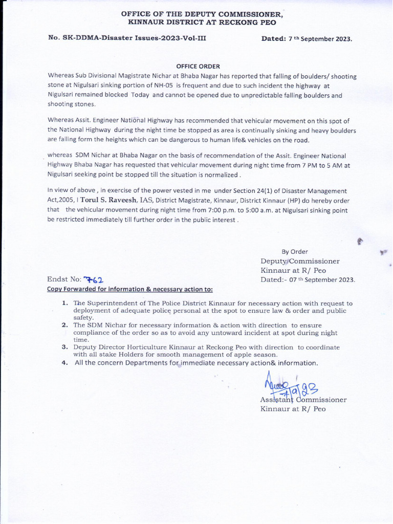 Nigulsari Order | PDF