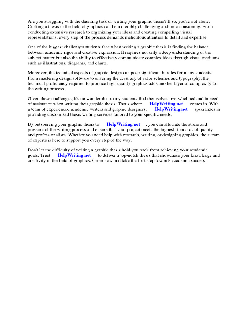 Graphic Thesis | PDF | Graphic Design | Thesis