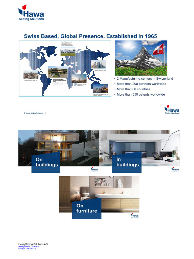 Hawa Sliding Solutions - Product Intro GoogleDrive APAC | PDF | Door ...