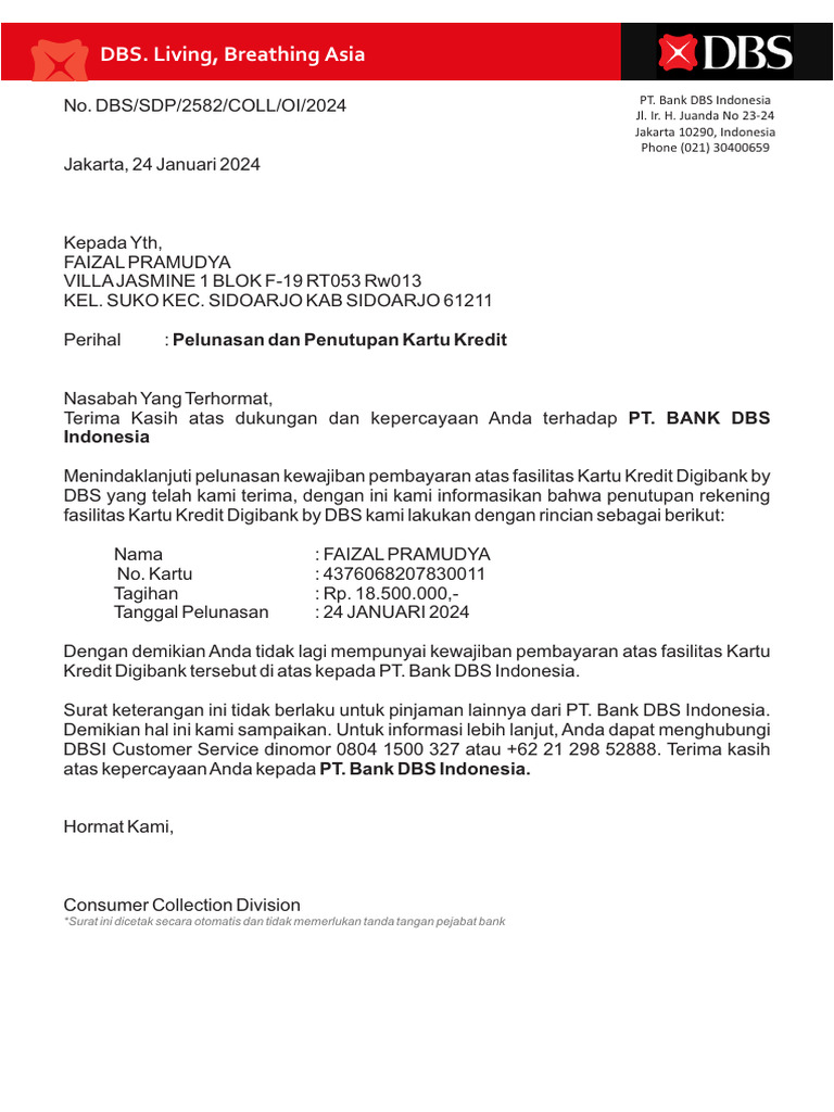 SKL DBS | PDF | Pengelolaan Keuangan & Uang | Hukum