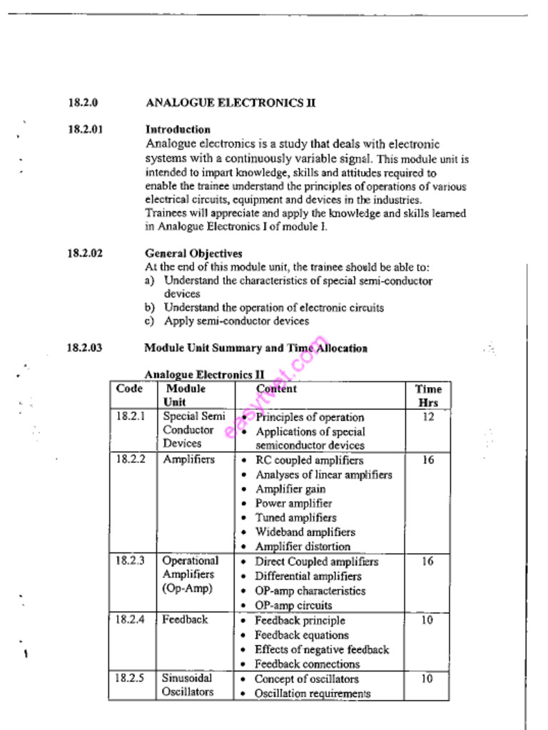 Analogue Elec2 | PDF