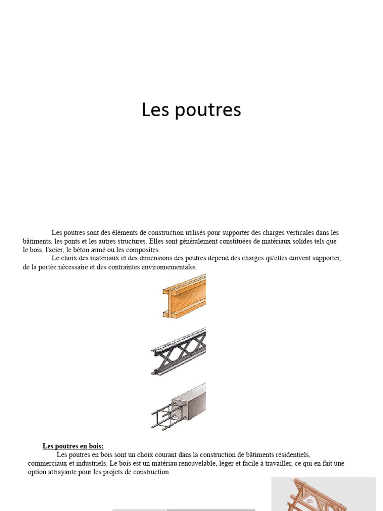 Rech Structure (Les Poutres) | PDF