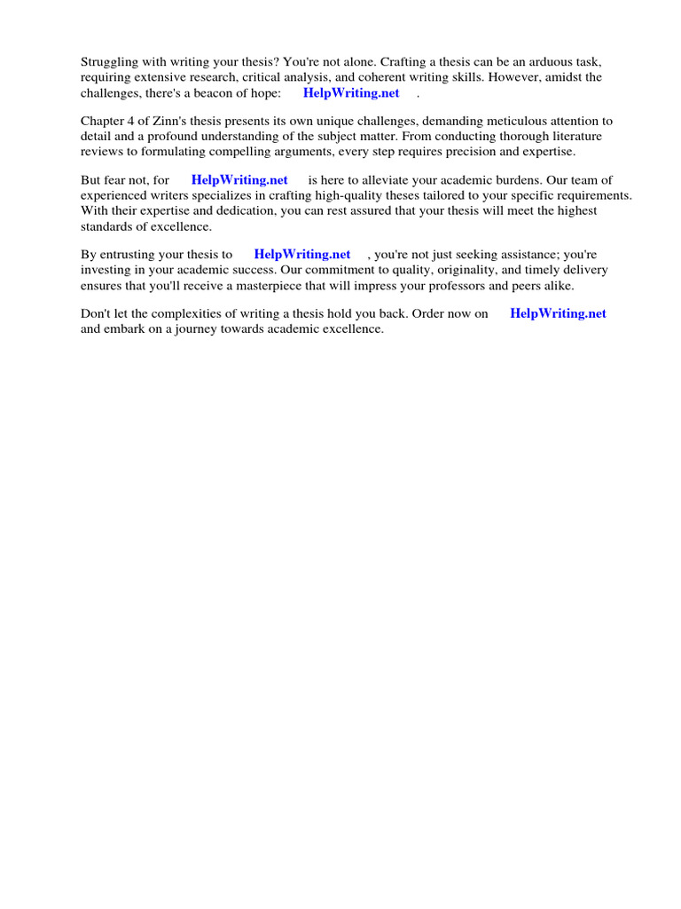 Zinns Thesis Chapter 4 | Download Free PDF | Thesis | Qualitative Research Zinns Thesis Chapter 4 | Download Free PDF | Thesis | Qualitative Research