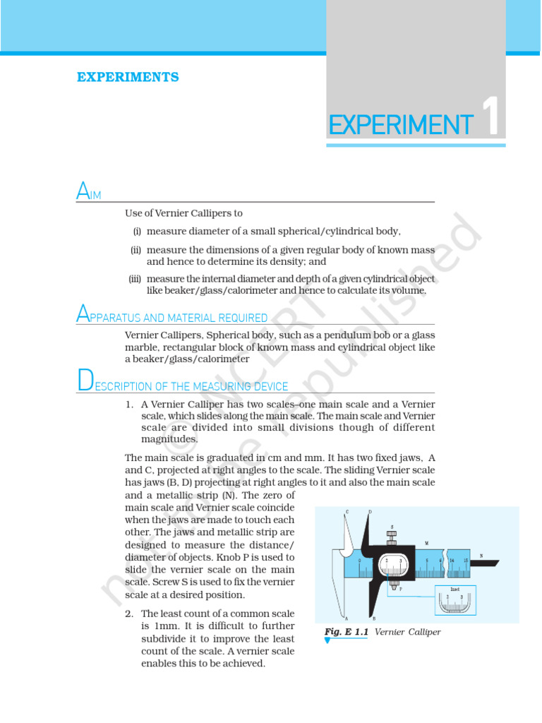 Experment Physics Full | PDF | Sheet Metal | Length
