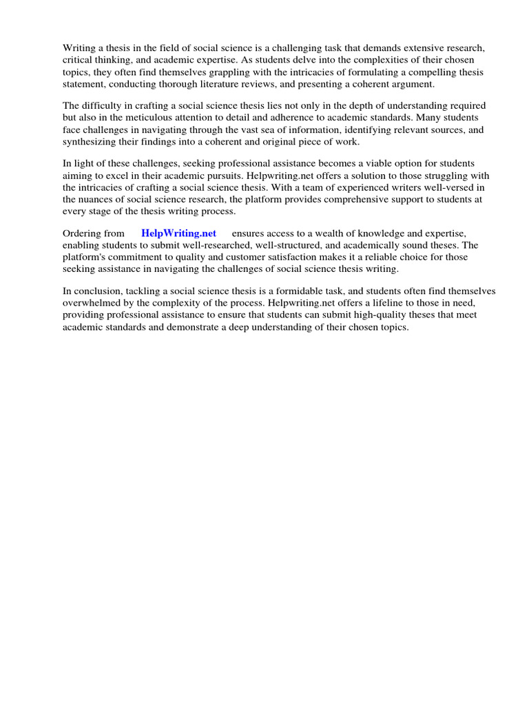 Social Science Thesis Titles | PDF | Thesis | Science Social Science Thesis Titles | PDF | Thesis | Science
