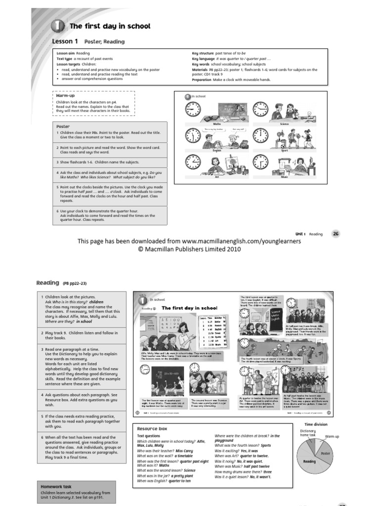 English World Teachers Book Unit 1 Level 3 | PDF
