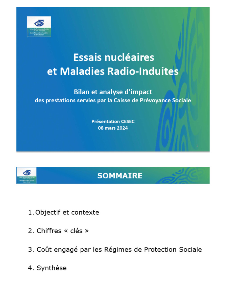 Presentation CESC - 8 Mars 2024 | PDF | Science & Mathematics