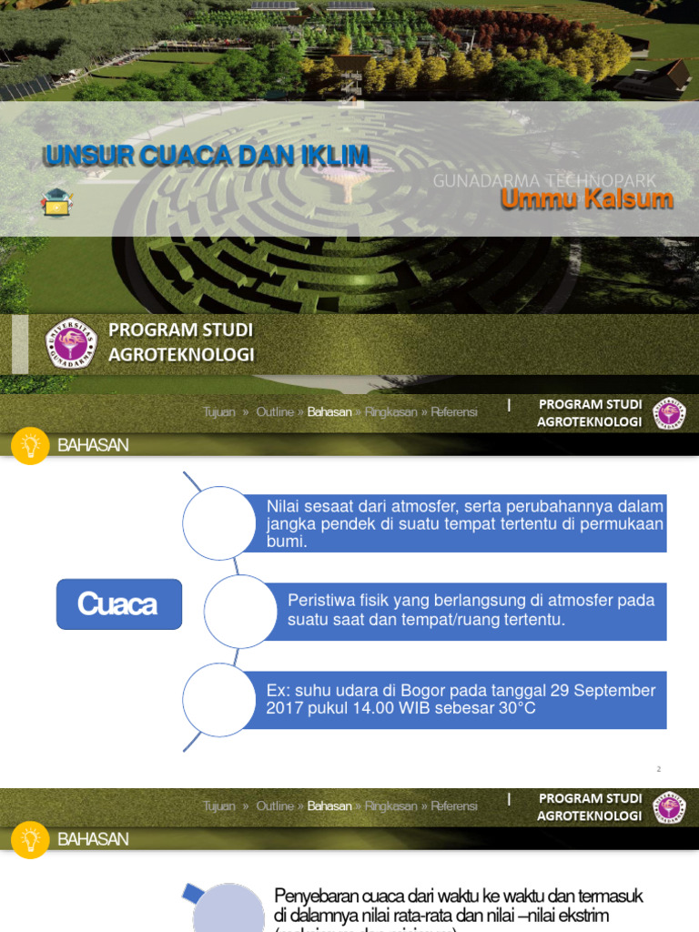Unsur Cuaca Dan Iklim | PDF