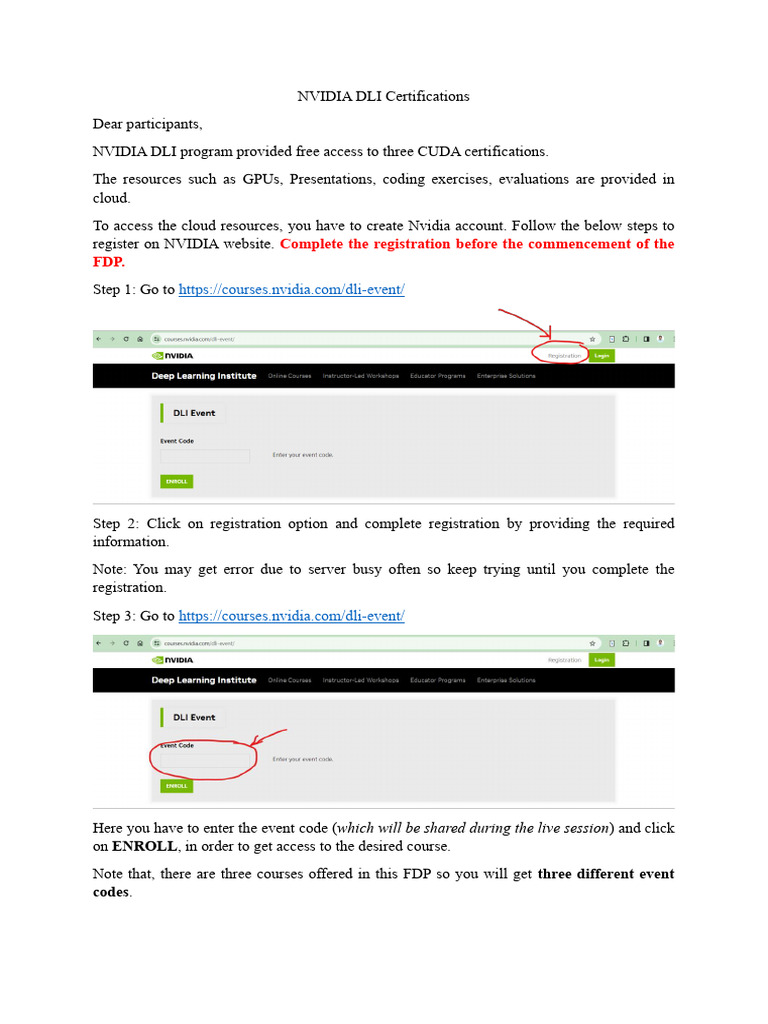 Nvidia DLI Instructions | PDF | Computers