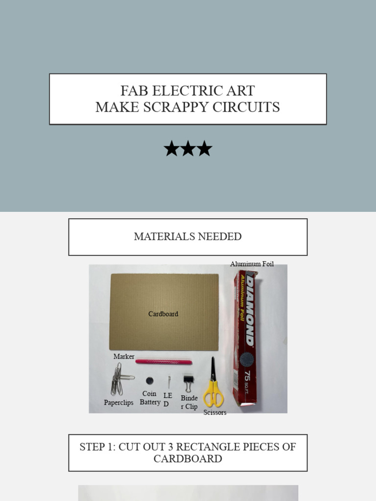 DIY Scrappy Circuits Guide | PDF | Equipment | Electricity