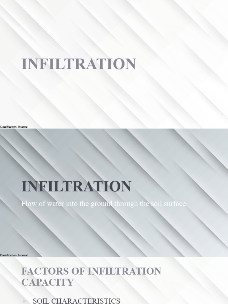 3 - Infiltration | PDF