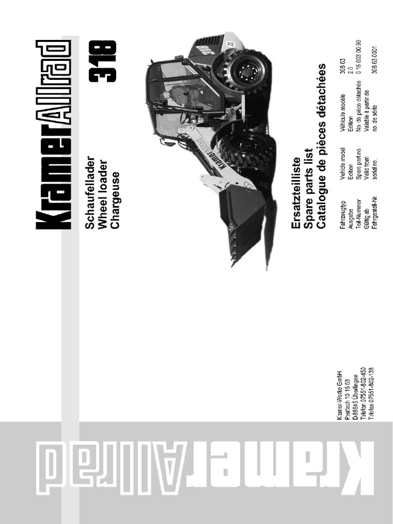 Kramer 318 308-63 | PDF