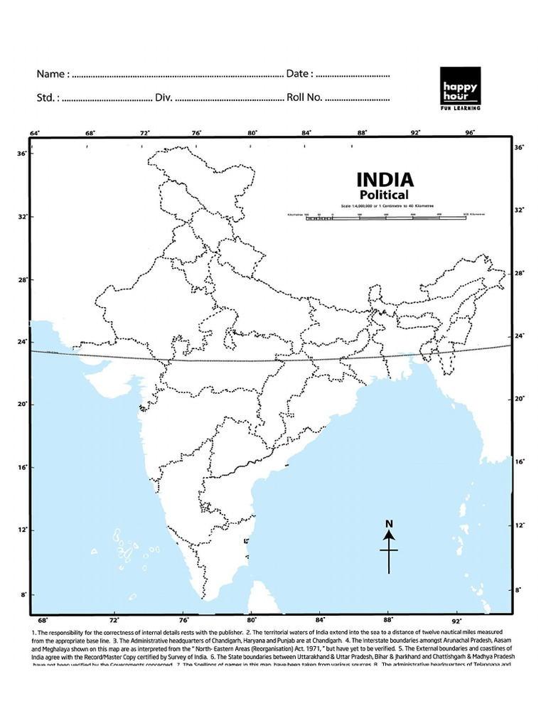 Political Map India 1 | PDF