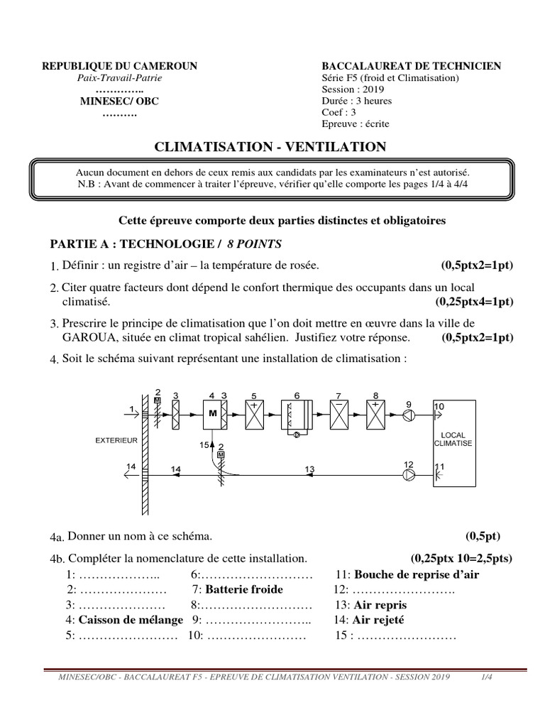 Ok Clim-Vent BAC Donfack 2019 | PDF | Sciences et mathématiques ...
