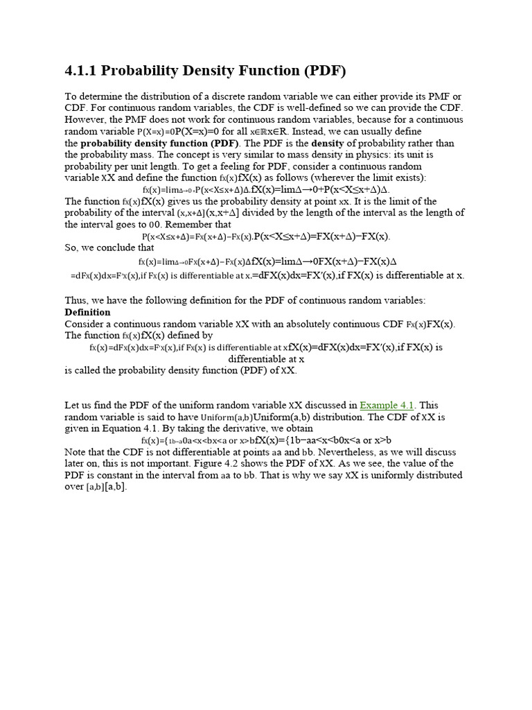 Physics 123 | PDF | Probability Density Function | Probability Distribution
