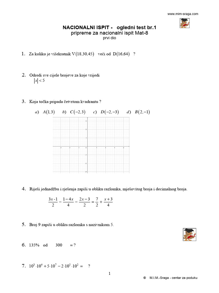 Ogledni Nacionalni 2023 Br.1 | PDF