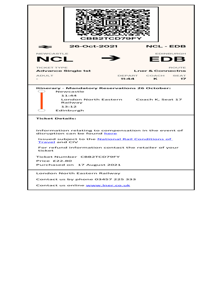 Eticket 21SPYJT0ET | PDF