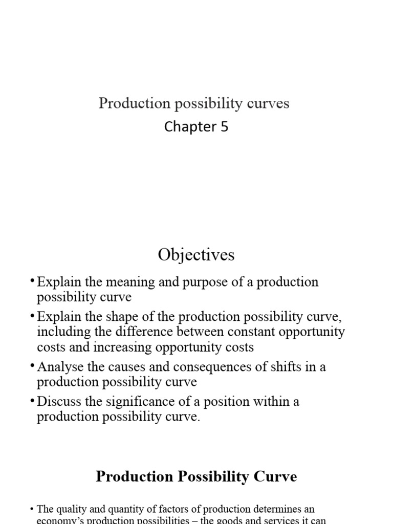 Chapter 5 PPC | PDF | Economies | Economics
