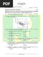 Refresher Psad Preboard Exam 2 | PDF | Beam (Structure) | Bending
