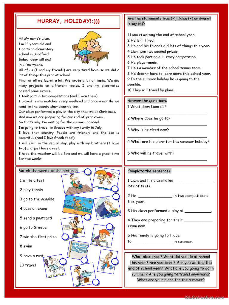 Hurray, Holiday! - ) ) | PDF