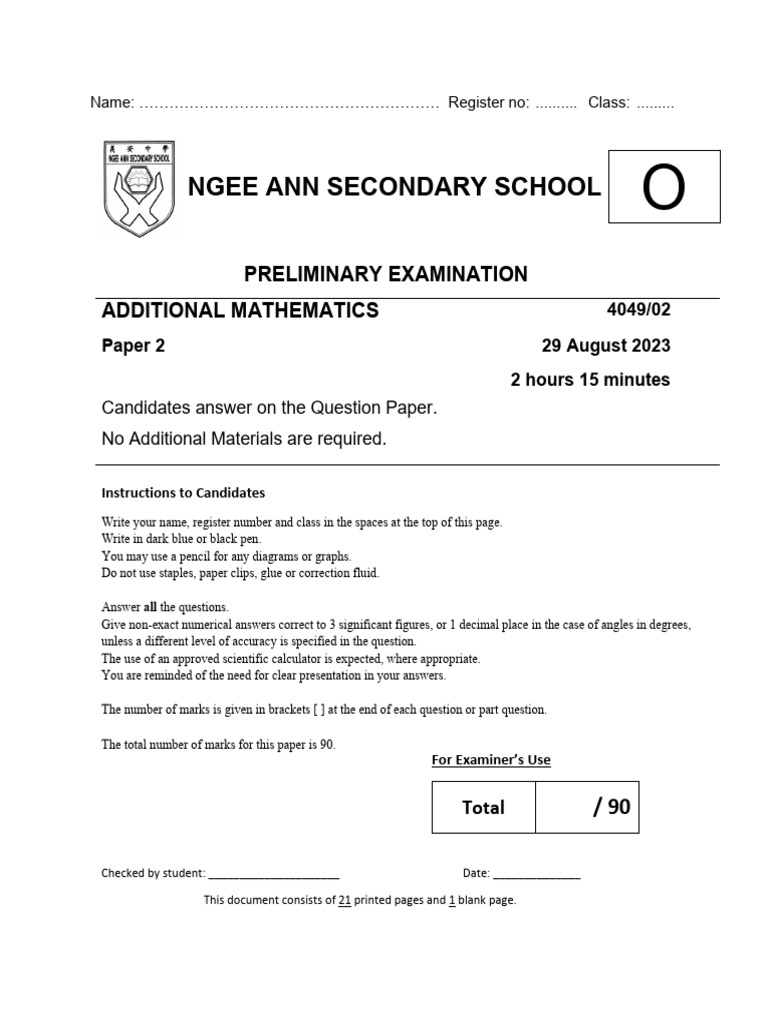 Question Paper 2 | PDF