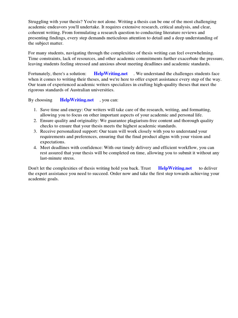 Australian Thesis Digital Database | PDF | Open Access | Thesis