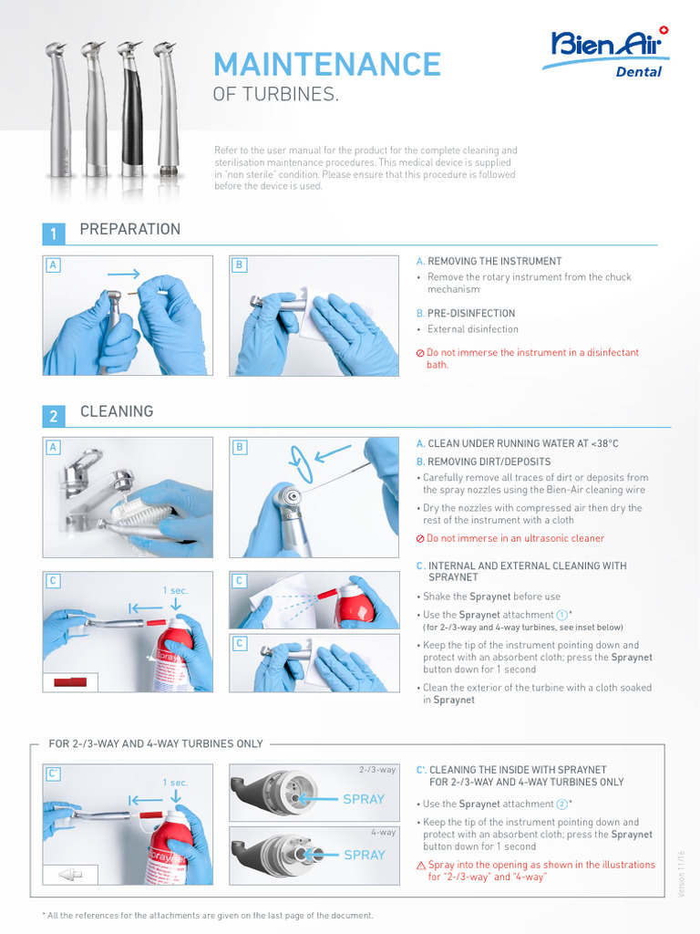 Maintanace of Turbines | PDF | Sterilization (Microbiology) | Equipment
