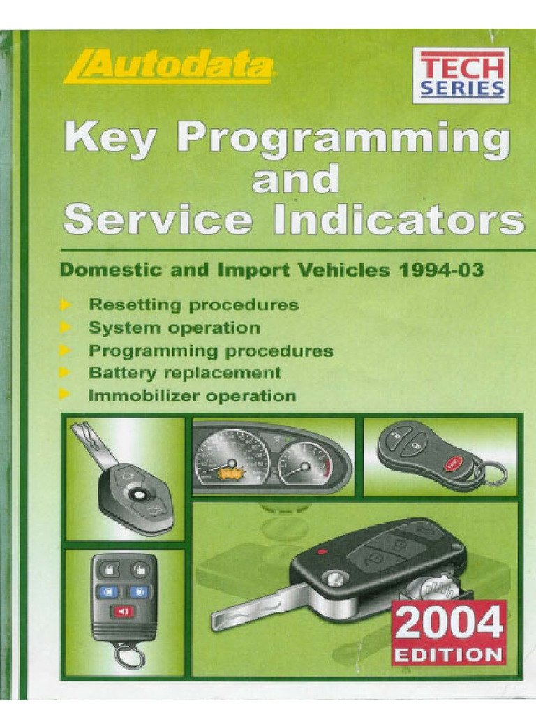 Autodata Inmovilizadores | PDF