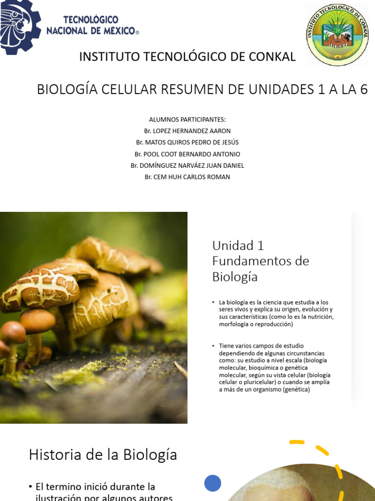 Biologia Celular Unidad 1 A 6 | PDF | Citoplasma | Biología Celular)